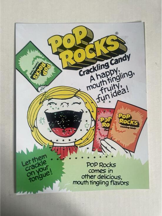 Other | Pop Rocks Watermelon Vintage Style Candy Poster Print 85 X 11 ...